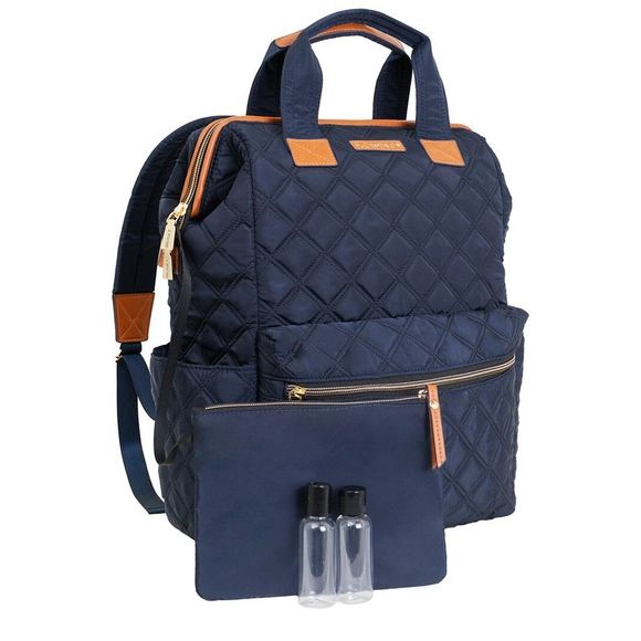 Joan & David | Bags | Joan David Diamond Quilted Nylon Workbook Backpack | Poshmark